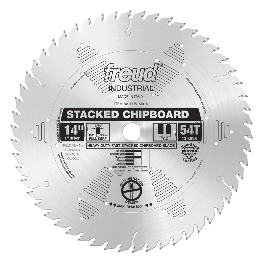 14" Heavy Duty Stacked Chipboard Blade - Expert Die